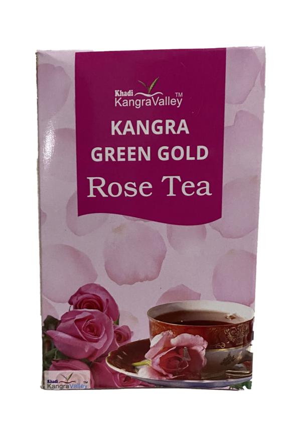 Khadi Kangra Valley Kangra Green Gold Rose Tea - JioMart