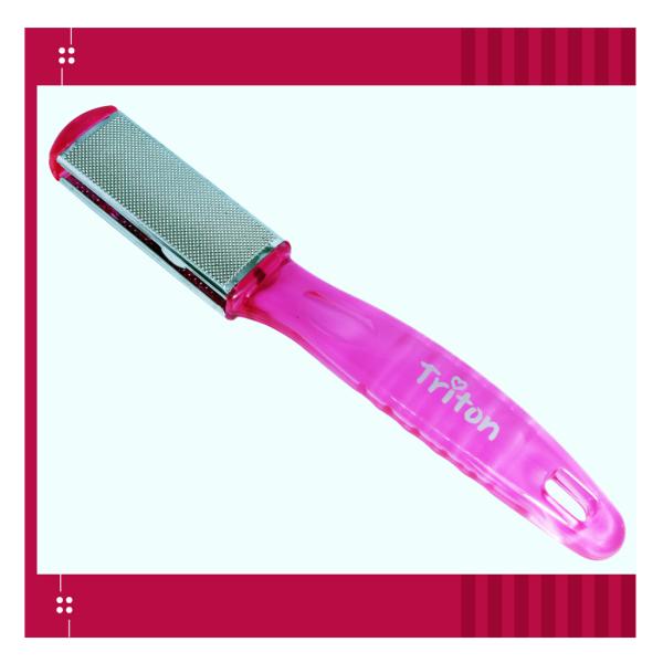 TRITON Dual Sided Detachable Steel Plate Foot Scraper for Pedicure Foot ...