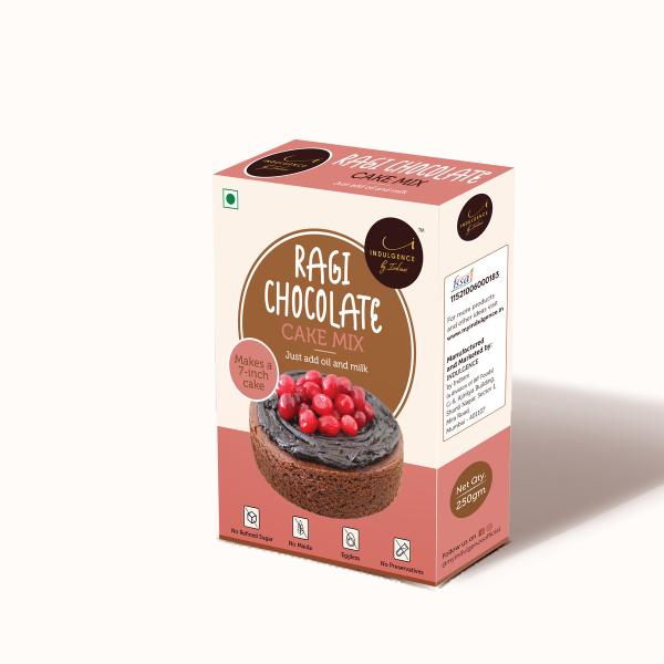 INDULGENCE Ragi Chocolate Cake Mix| No Maida| Goodness of Ragi And ...