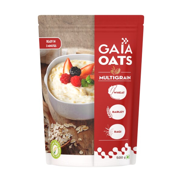 GAIA Oats Multigrain 500 gm Each (Pack of 3, 500gm Each) - JioMart
