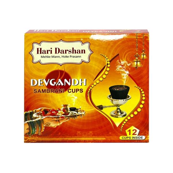 Hari Darshan Devgandh Sambrani Cups (Pack of 4, 12 Cups Each) - JioMart