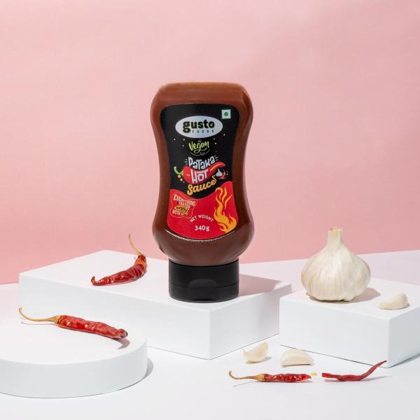 Gusto Foods Spicy Hot Chili Sauce, 340 G - JioMart