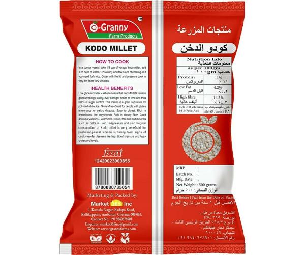 Ogranny Farm Products - Little Millets - Natural & Organic Grains Combo ...