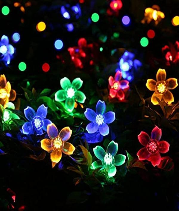 X4Cart Multicolor 16 LED 4 Meter Blossom Flower Fairy String Lights ...
