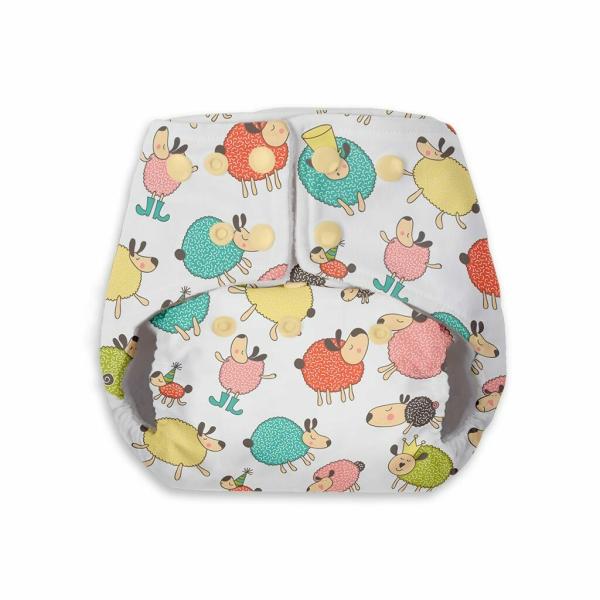 BASIC for Baby- Freesize Sheep Cloth Diapers for Day Time Use With Dry ...