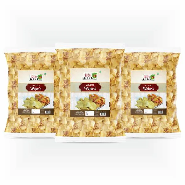 Salted Aloo Wafers | Aloo Chips | Potato Chips Tasty Yummy Snack ...