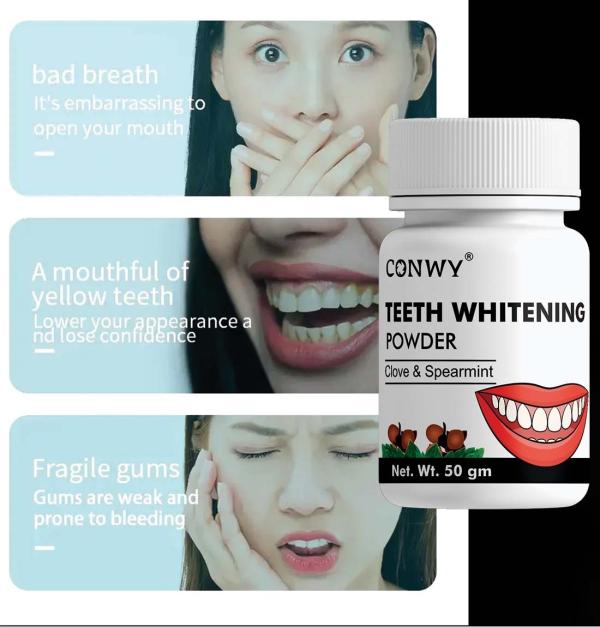CONWY 100% Organic Neem Patti, Nimbu Chhal, Clove Based Teeth Whitening ...