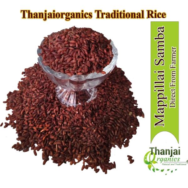 Thanjai Organics Mappillai Samba Hand Pounded Rice 1.5 Kg - JioMart