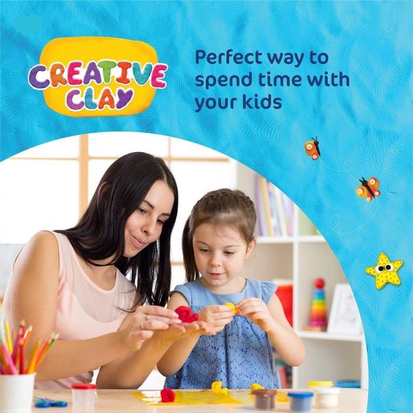 Grest Creative Craft Work DIY Clay with Non Toxic Gluten Free Moulding ...