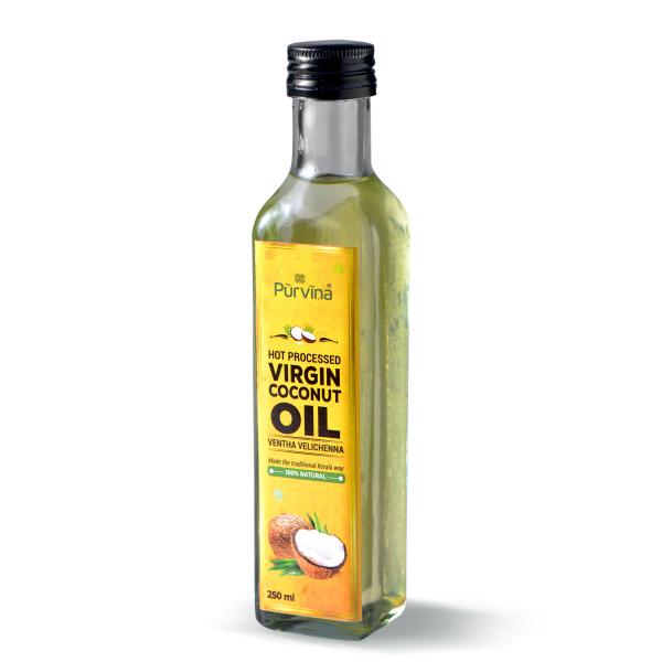 Purvina Natural Hot Processed Virgin Coconut Oil (Ventha Velichenna ...