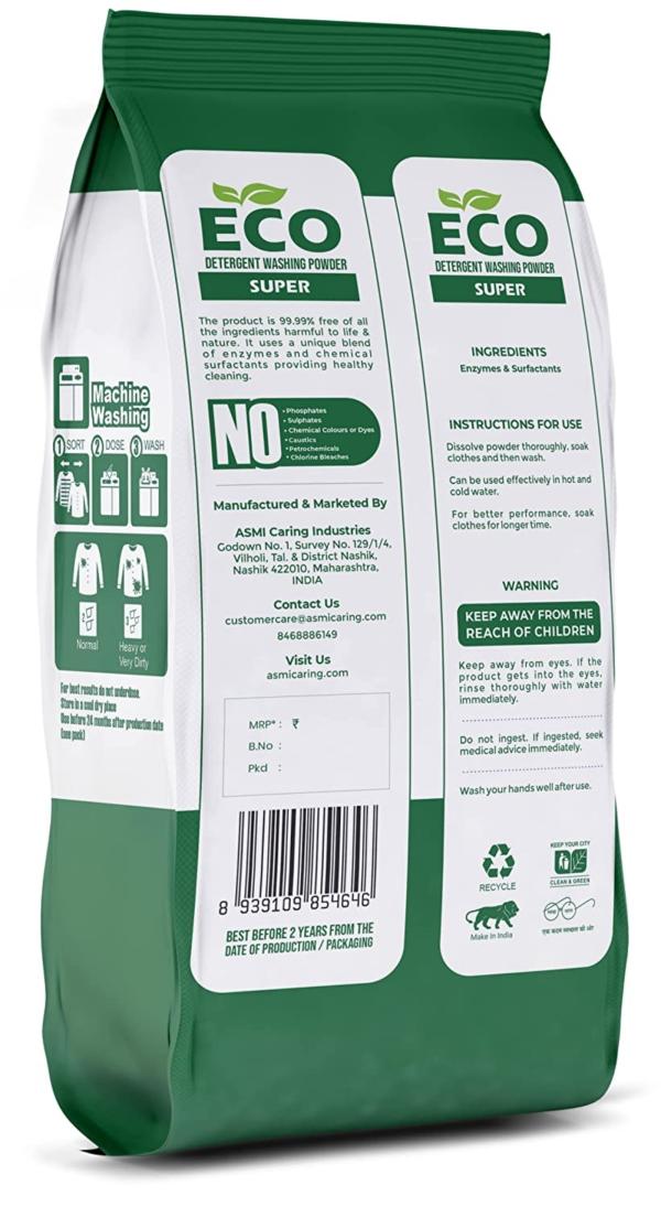 ECO Detergent Washing Powder 1 kg - JioMart
