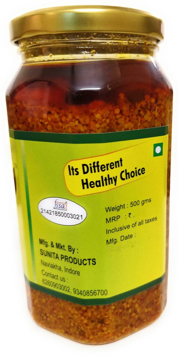 NANI'S PICKLES Home Made Mango Oil Pickle No Preservative with Pet Jar ...