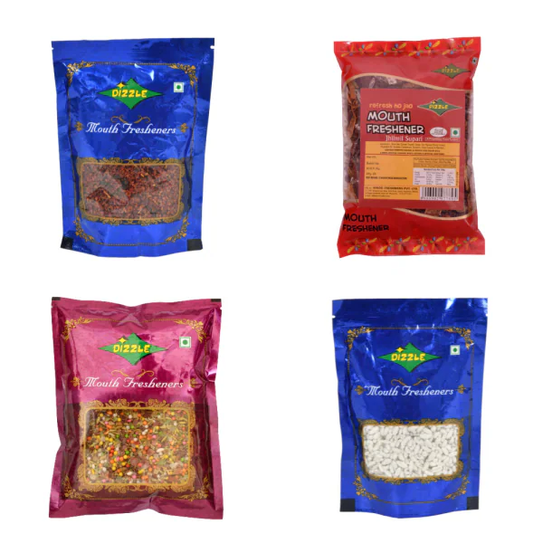 DIZZLE Mitha Pan Supari, Jhilmil Supari, Satrangi Mix & Madrasi Sonff ...