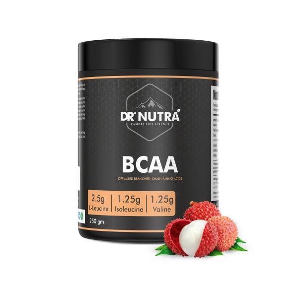 Dr.NUTRA BCAA 2:1:1 Pre-Pro And Intra Workout Amino Acids Powder 250gm ...