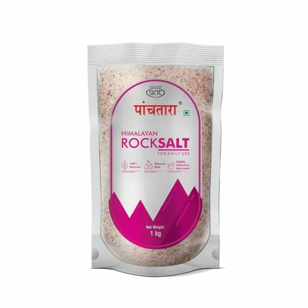Panchtara Himalayan Pink Salt/Sindha Namak Rock Salt Powder - 1Kg ...