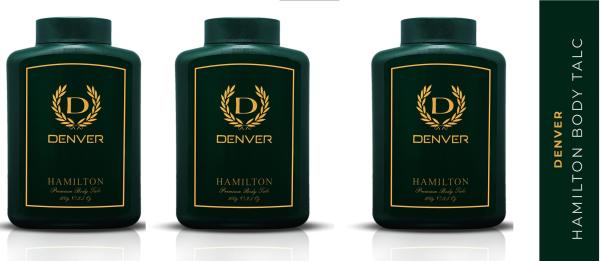 DENVER Hamilton Premium Body Talc (3 x 100 g) - JioMart