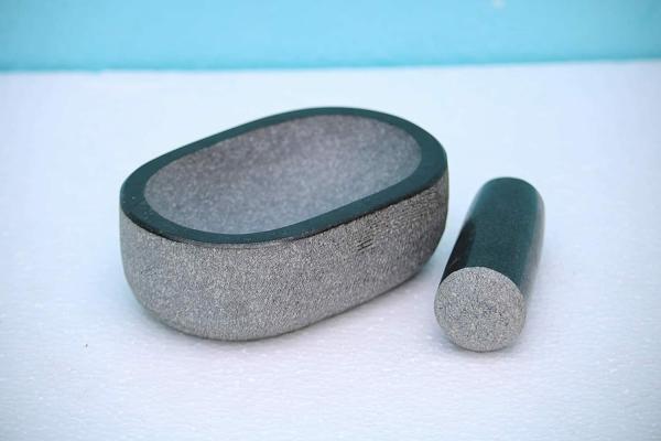 MYNAKSHA Pure Granite Stone Mortar and Pestle Set, Kalvam,kharad ...