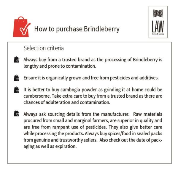 looms & weaves - Brindleberry/ Kerala Kudampuli /Garcinia Cambogia ...