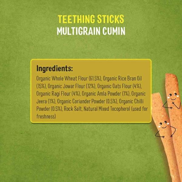 Timios Multigrain Teething Sticks|Organic Snack|Dissolves Easily ...