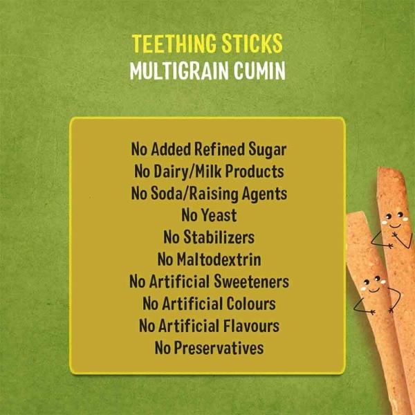 Timios Multigrain Teething Sticks|Organic Snack|Dissolves Easily ...