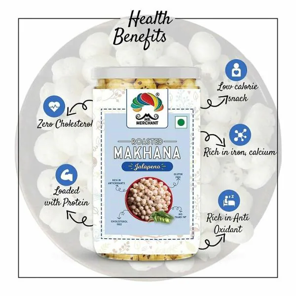 Mr. Merchant Roasted Makhana (Jalapeno) - JioMart