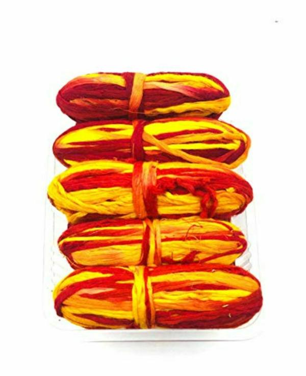 CREYENTES Nadachadi Handmade Red Thread Kalawa Nadachadi Cotton Wrist ...