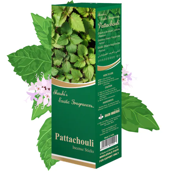 Shashi Patchouli Hexa-180g Agarbatti 120-incense Sticks Exotic Aroma For Pooja, Home Fragrance ...