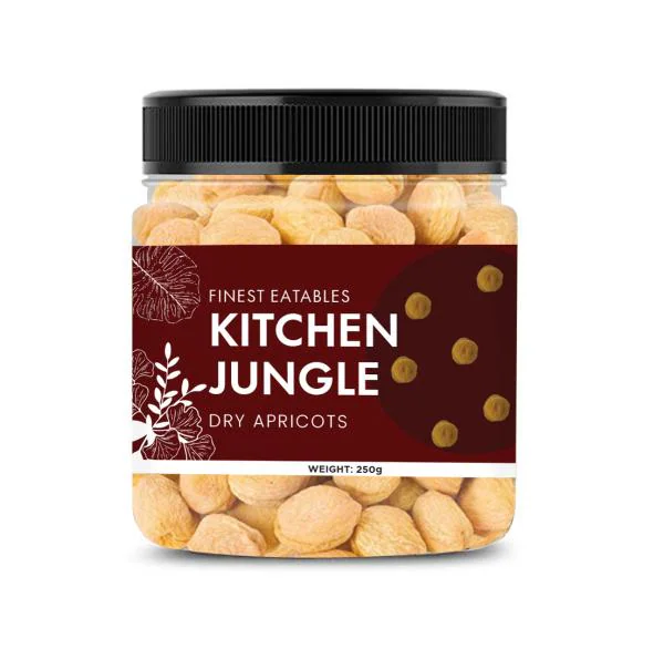 Kitchen Jungle Dried Apricot (Khumani, Khurbani, Jardalu, Prunus) - JioMart