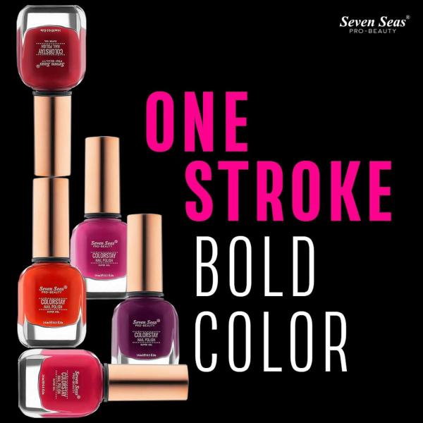 Seven Seas Color Stay Nail Polish Matte Combo (Pack Of 3) - JioMart