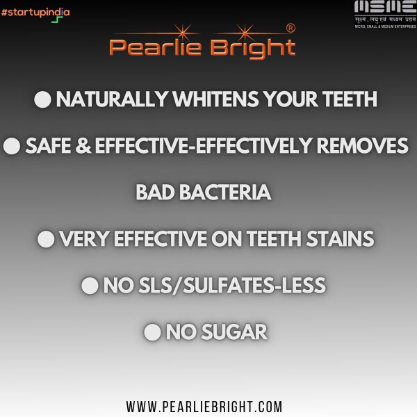 Pearlie Bright Activated Charcoal SUGAR Free Toothpaste-110g (Pack of 6 ...
