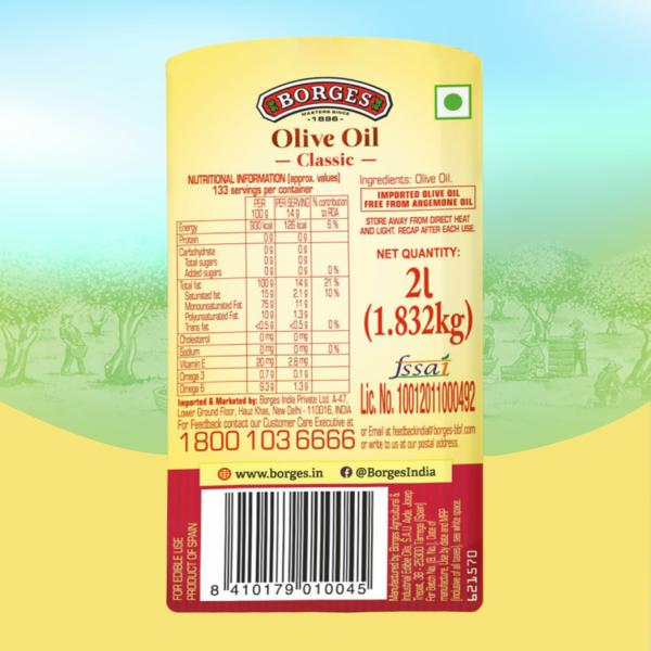 Borges Pure olive oil Pet 2L - JioMart
