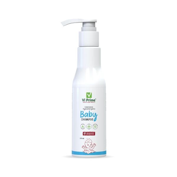 VI PRIME HEALTH AND BEAUTY Calendula Hypoallergenic Baby Shampoo - JioMart
