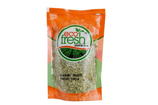Ecofresh Organic Funnel Seed 100 Gm - JioMart
