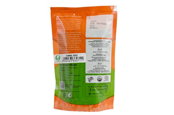 Ecofresh Organic Funnel Seed 100 Gm - JioMart