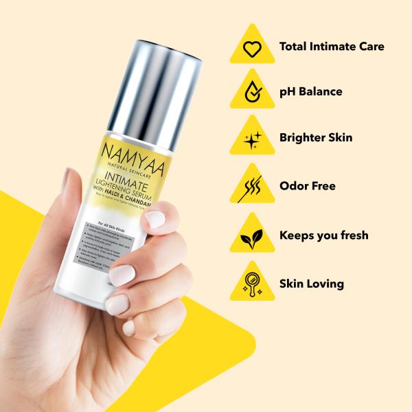 Namyaa Advanced Haldi Chandan Intimate Lightening Serum for Intimate ...