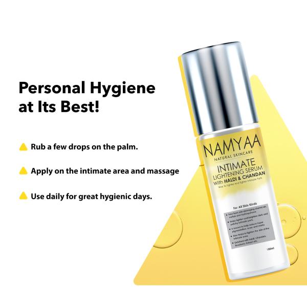 Namyaa Advanced Haldi Chandan Intimate Lightening Serum for Intimate ...