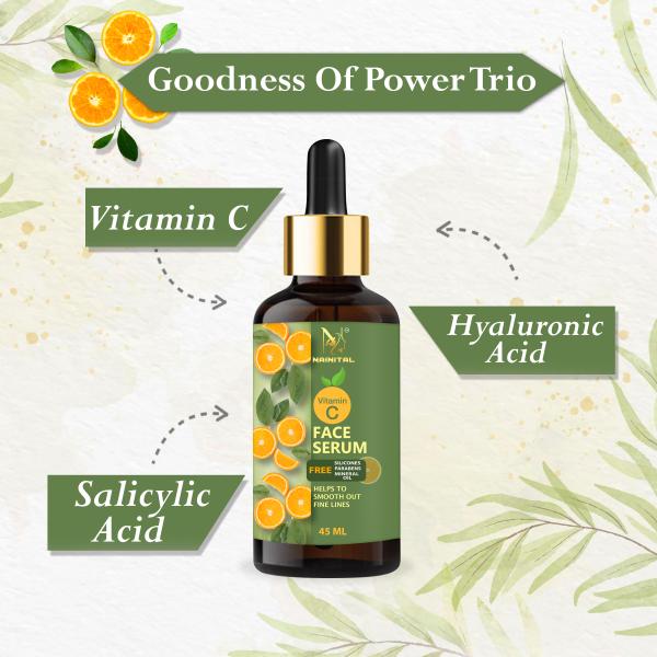 Nainital Vitamin C Face Serum - Skin Brightening Serum, Anti-Aging ...