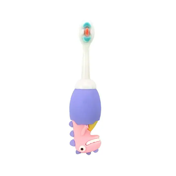 Adore Dino Brush Toddler Toothbrush Comfortable to Use Deep Cleaning ...