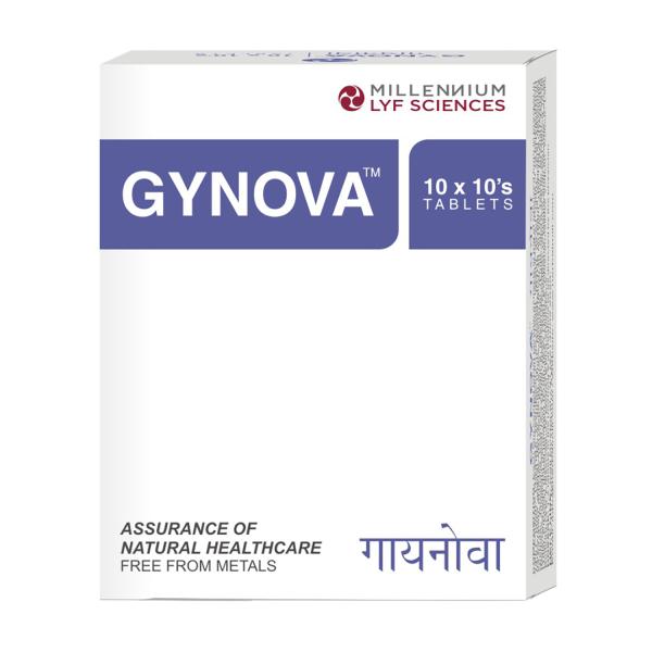 MILLENNIUM LYF SCIENCES GYNOVA TABLET| Remedy for Menstrual Disorders ...