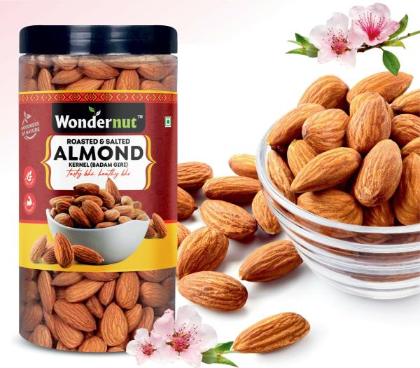 Wondernut California Roasted Lightly Salted Almonds 500 g (Pack Of 2 ...