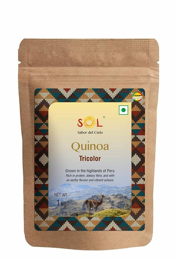 Sol Peruvian Tricolor Quinoa, 1kg - JioMart