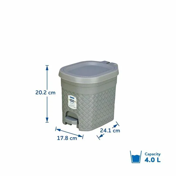 Kolorr Stitch Pedal Waste Bin Modern Design Trash Can Plastic Dustbin ...
