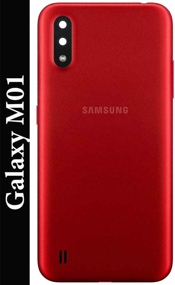 FRIENDZZWORLD Red Plastic Back Panel For Samsung Galaxy M01 - JioMart