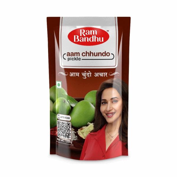 Ram Bandhu - Aam Chhundo Pickle, Mango Pickle, Chilli Pickle, 200gm ...
