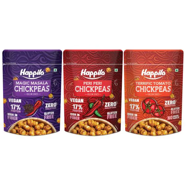 Happilo Chickpeas Super Combo Snack 110g each, Magic Masala Chickpeas ...
