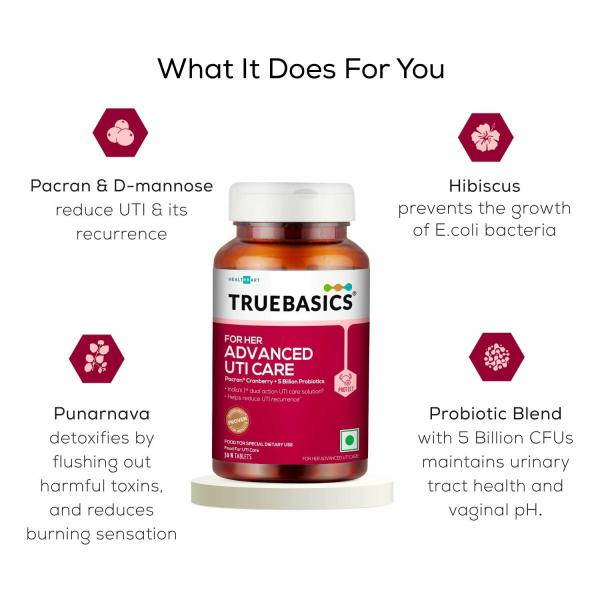 TrueBasics For Her - Advanced UTI Care, With Clinically Researched ...