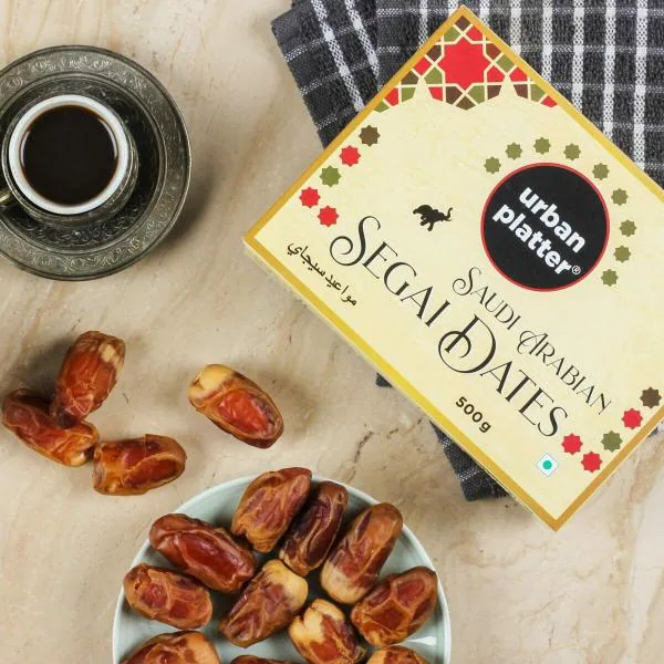 Urban Platter Saudi Arabian Segai Dates, 500g - JioMart