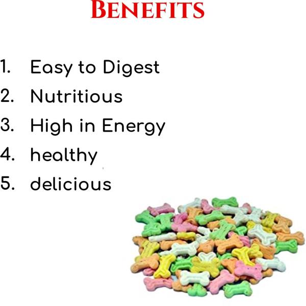 WUFF-WUFF Multicolor Mix Flavour Biscuits, 1 Kg - JioMart