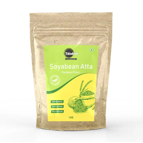 Tikhalwale Soya Beans Flour - Soyabean Atta 1 KG - JioMart