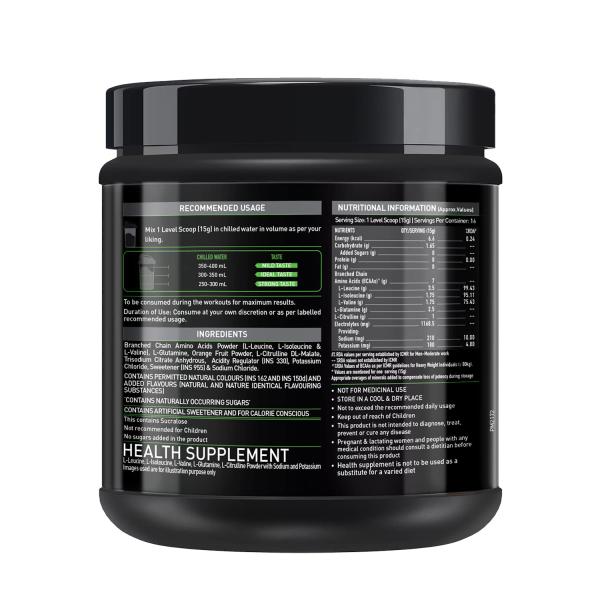 MuscleBlaze BCAA Pro, Powerful Intra Workout, with 7g Vegan BCAAs ...